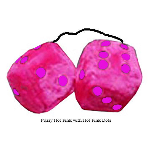 Pink Fuzzy Dice – Fuzzy Dice Shop